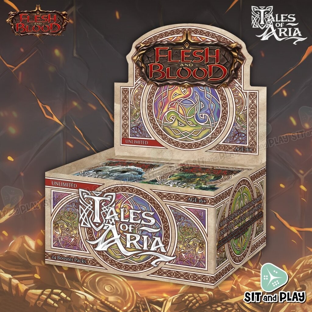Flesh and Blood TCG : Tales of Aria Booster Box - Unlimited (ELE) การ์ดเกมเฟลชแอนด์บลัด แท้ 100% ...