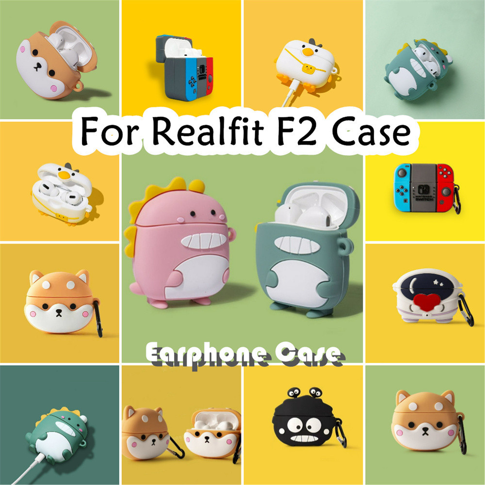 【Case Home】นําไปใช้กับ Realfit F2 เคส Case เคสหูฟัง การ์ตูนสร้างสรรค์ ...