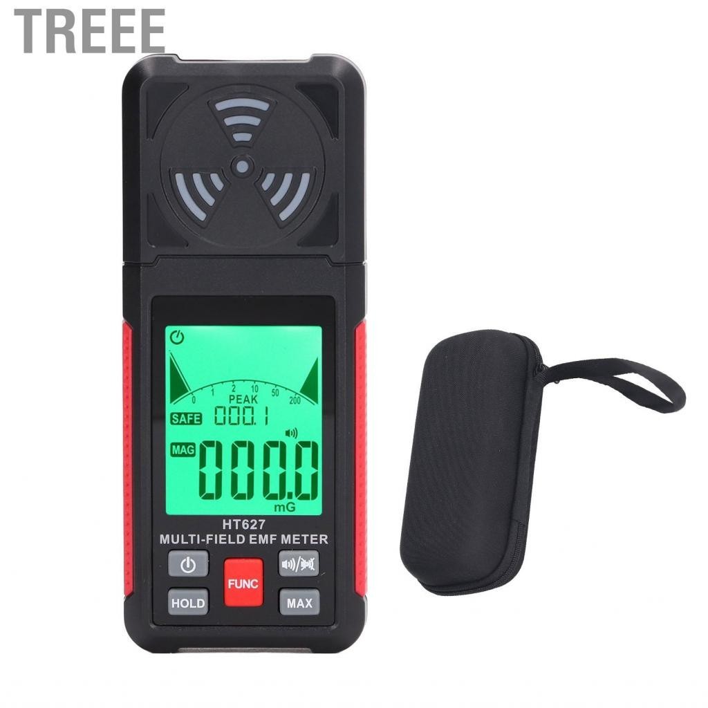 Treee Electromagnetic Radiation Detector Simultaneous Display EMF Meter ...