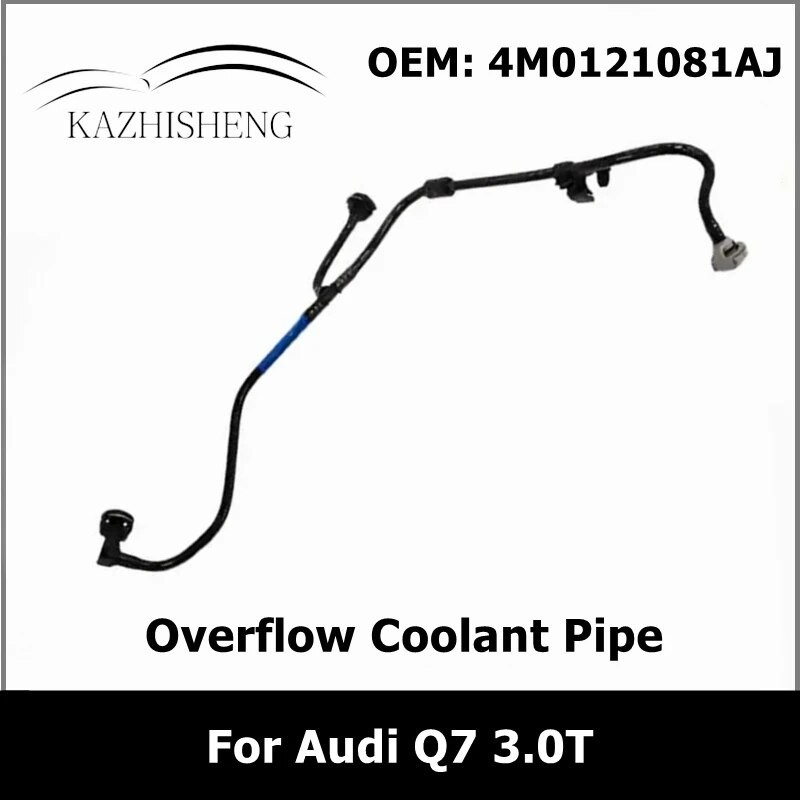 KA 4M0121081AJ Engine Crankcase Breather Hose Radiator Overflow Coolant Pipe for Audi Q7 3.0T ...