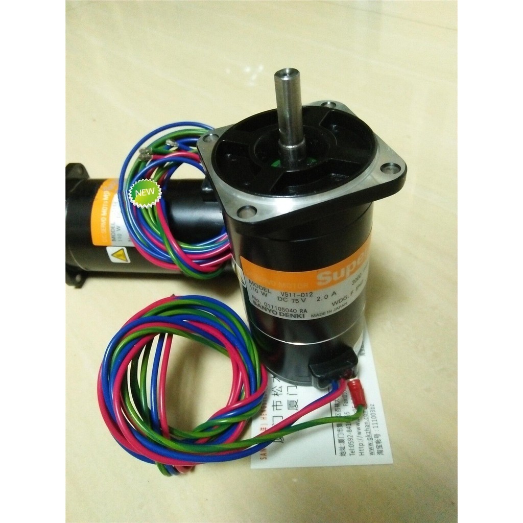 【แบรนด์ใหม่】ใหม่ ของแท้ มอเตอร์เซอร์โว SANYO DENKI V511-012511012 จัด ...