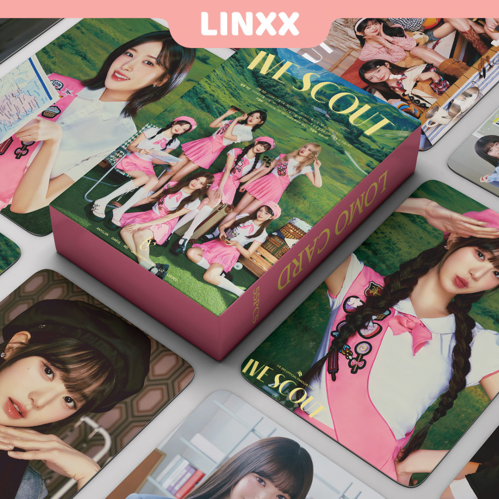 Linxx 55 ชิ้น IVE IVE SCOUT อัลบั้มโลโม่ การ์ด Kpop โฟโต้การ์ด โปสการ์ด ...