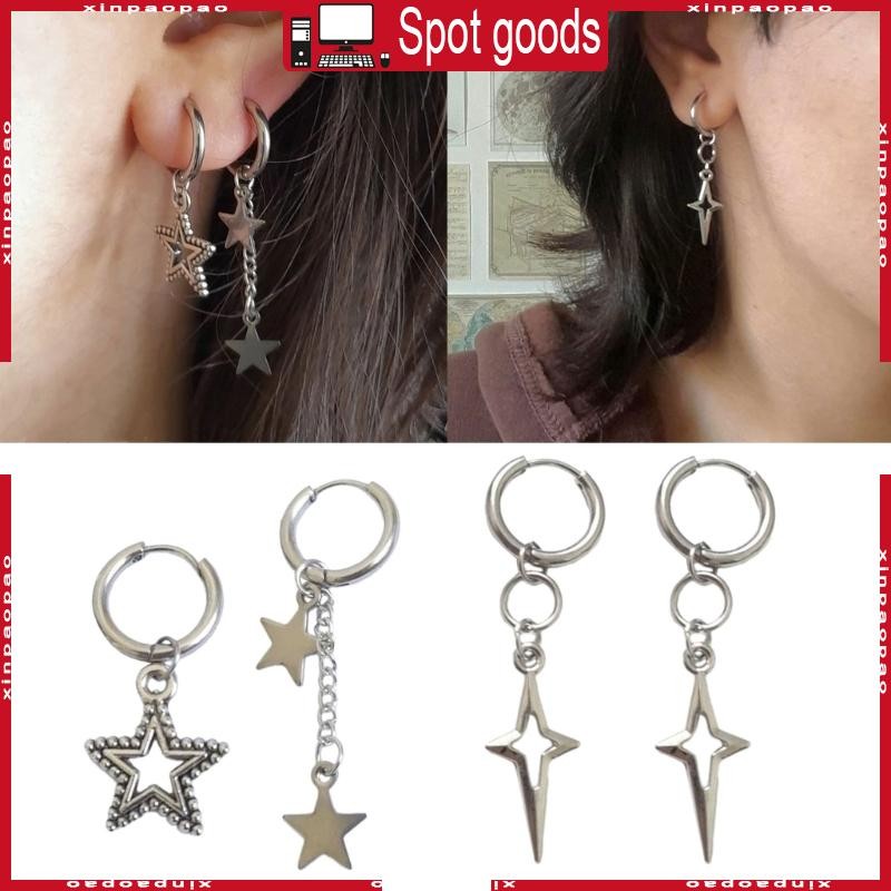 Xi Punk Star จี้ต่างหูผู้หญิง Y2k สไตล์ Era Studs เครื่องประดับอุปกรณ์ ...