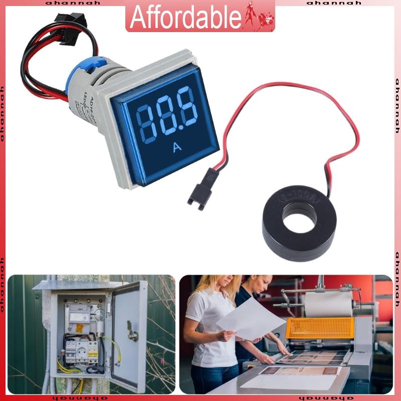 Ah 22 มม.สแควร์หัว Current Tester Gauge ดิจิตอลแอมป์มิเตอร์ AC100A ...