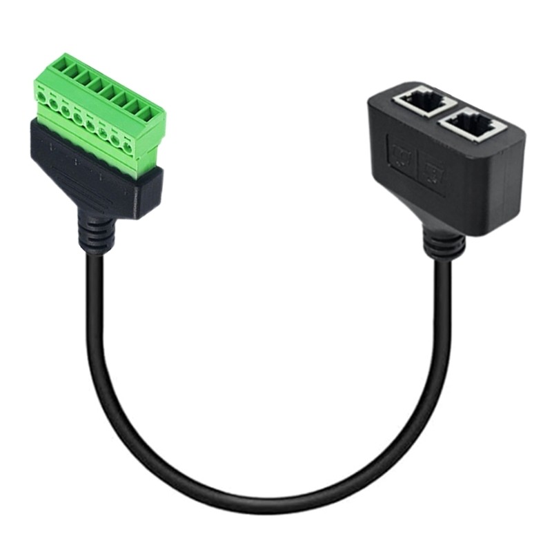 อะแดปเตอร์ตัวเมีย BT RJ45 8P8C เป็นการเชื่อมต่อเครือข่ายเทอร์มินัลสกรู ...