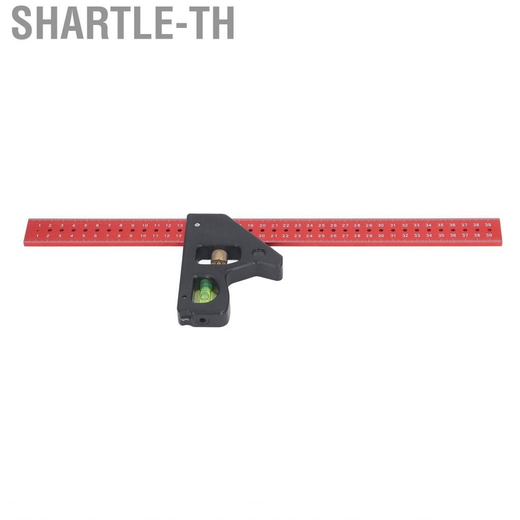 Shartle-th Adjustable Sliding Ruler Clear Scale Aluminum Alloy Metal ...