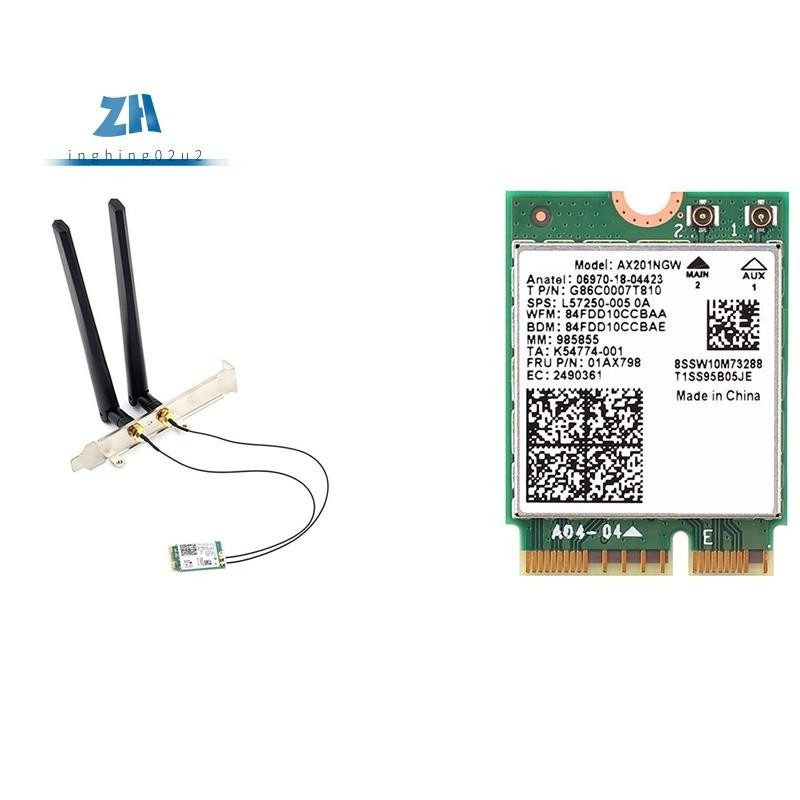 Wi-fi 6 AX201 M.2 Key E CNVio 2 การ์ด Wifi Dual Band 3000Mbps ไร้สาย ...