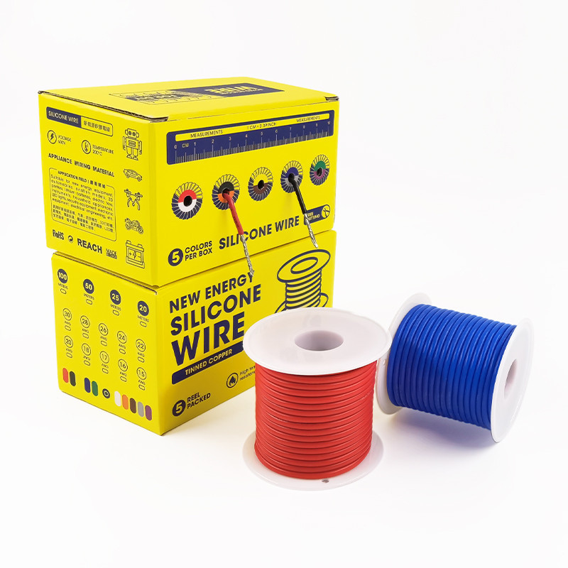 สายไฟซิลิโคน 30AWG 28AWG 26AWG 24AWG 22AWG 20AWG 18AWG 17AWG 16 AWG ...