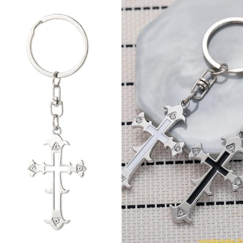 Wonder Christian Religious Beliefs พวงกุญแจ Vintage Cross พวงกุญแจจี้ ...