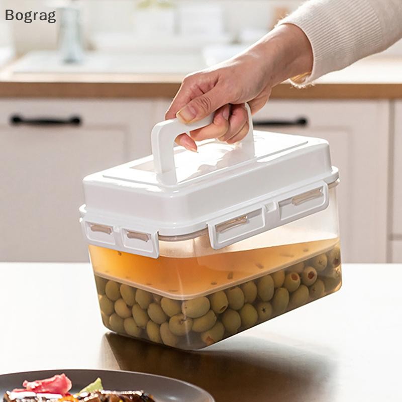 [Bogr] โถดอง 4/5L ภาชนะหมักดองรั่วสําหรับ Gherkin Sauerkraut กิมจิภาชนะ ...