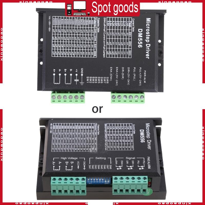 Xi DM556 Driver Stepper Motor 2 เฟส Digital Stepper Motor Controller 42 57 86 Stepper Motor ...