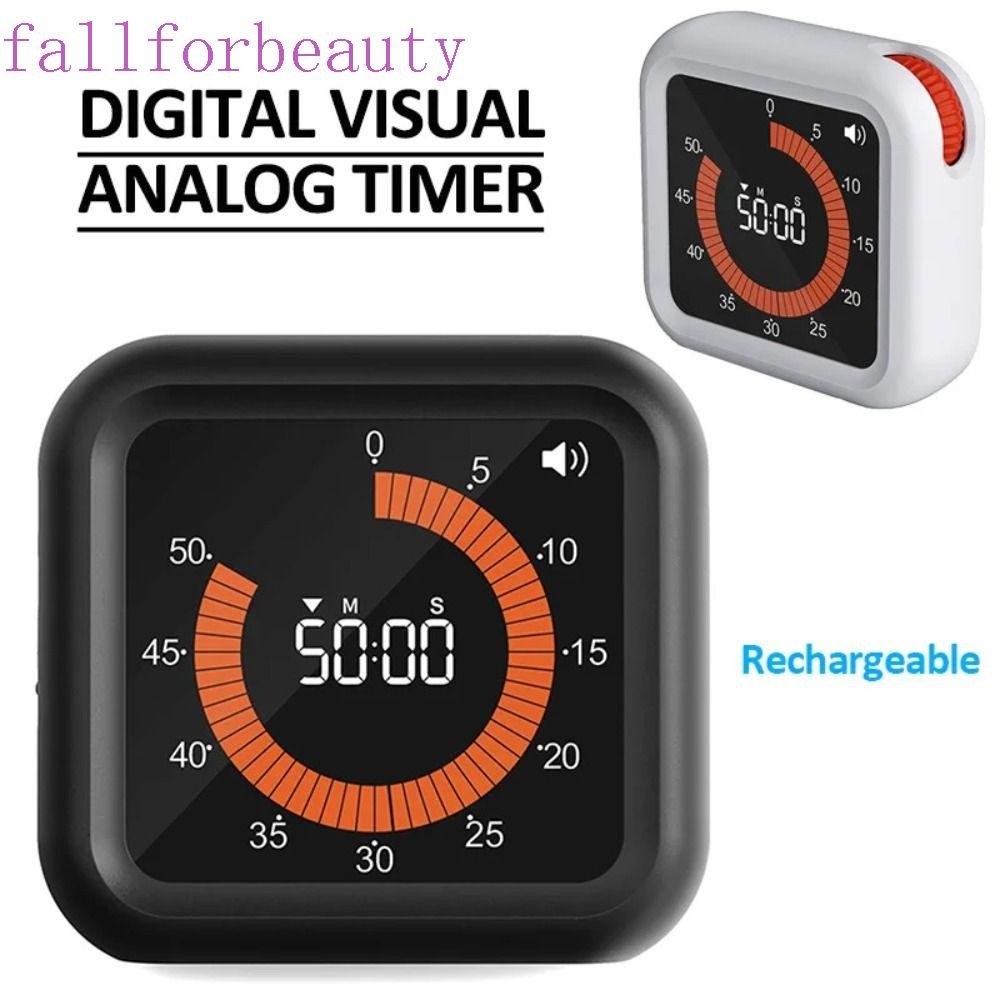 Fallforbeauty Visual Analog Timer,สมาร์ทชาร์จโรตารีจับเวลา,เงียบเตือน ...