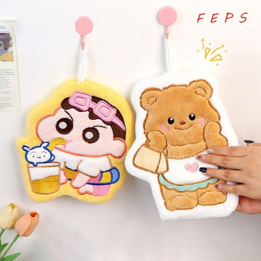 ผ้าเช็ดมือหมีเนย FEPS, ผ้าเช็ดตัว Crayon Shin-Chan Capybara, Coral ...