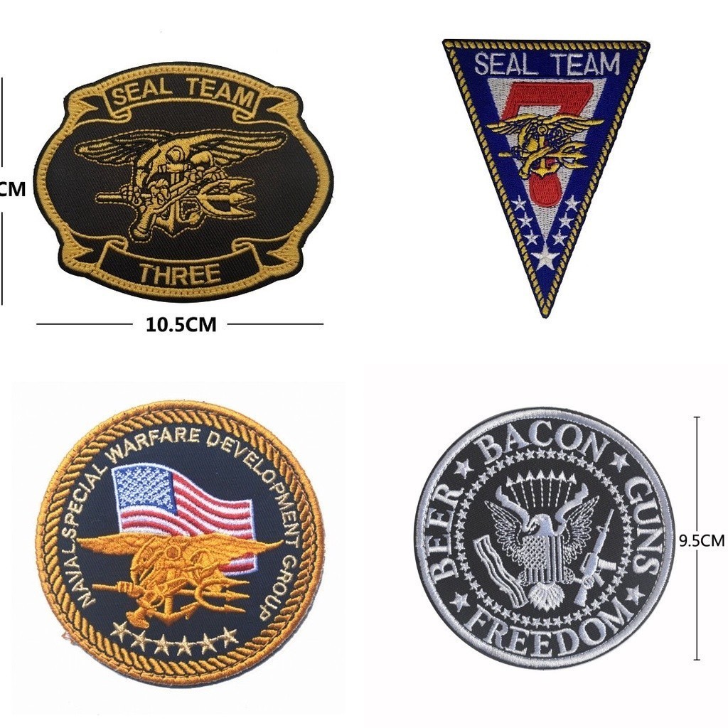Patch_velcro กองกําลังพิเศษ SEAL TEAM สติ๊กเกอร์ clothes_backpacks ...
