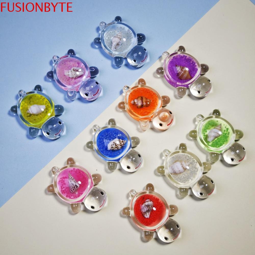 Fusionbyte 5 ชิ้นเต่าตุ๊กตากระเป๋าขนาดเล็ก,งานฝีมือ DIY เรซิ่นมินิเต่าเครื่องประดับส่องสว่าง ...