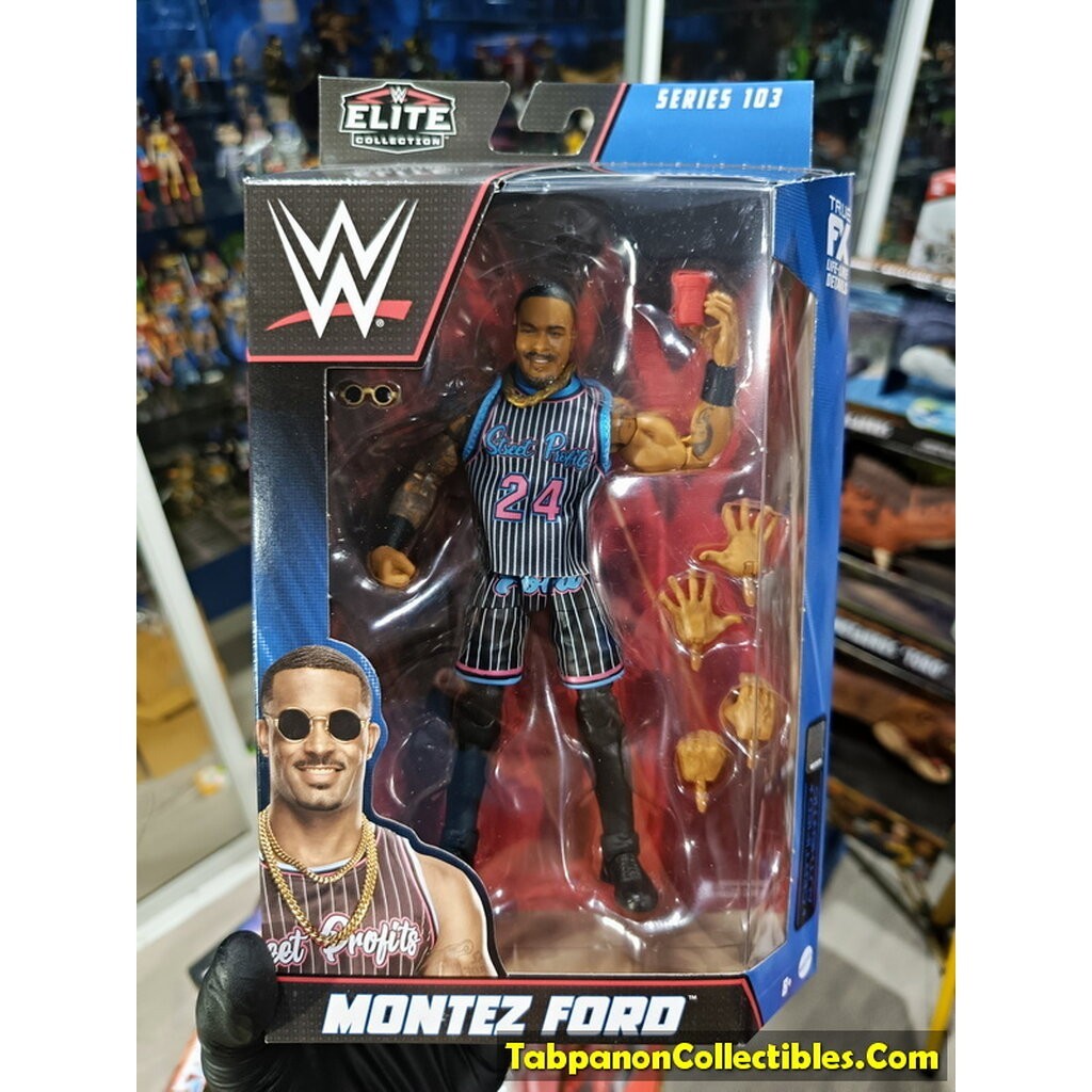 [2023.10] WWE Elite 103 Montez Ford Action Figure | Shopee Thailand