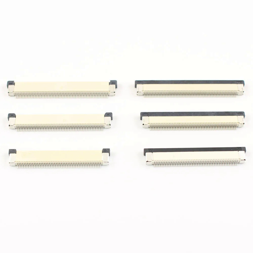 ซ็อกเก็ตเชื่อมต่อสายเคเบิล FPC FFC ระยะร่อง 0.5 มม. 50 54 60 Pin 50P ...