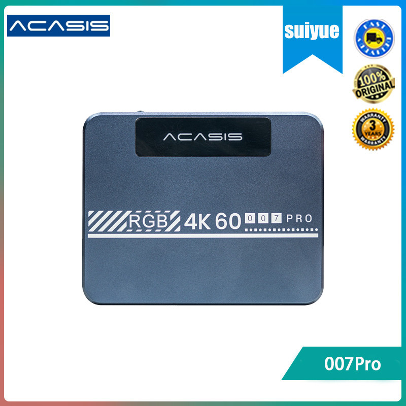 Acasis VC 007Pro การ์ดจับภาพวิดีโอเกม 4K@60FPS RGB | Shopee Thailand
