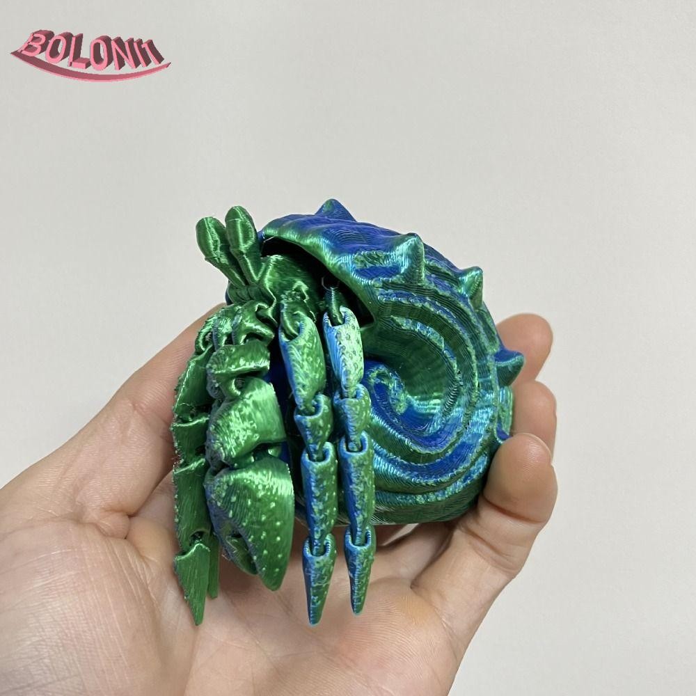 Bo 3D พิมพ์ Paguroidea, Poseable Joints ที่ถอดออกได้ 3D พิมพ์ Hermited ...