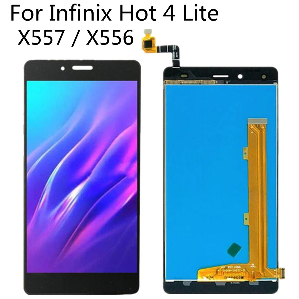 สําหรับ Infinix Hot 4 Hot4 Lite X556 X557 จอแสดงผล LCD Touch Screen Digitizer Assembly ...