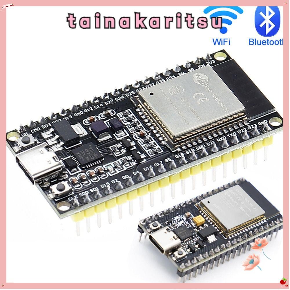 Tainakaritsu ESP32 ESP-32S บอร์ดพัฒนา, ESP-WROOM-32 Dual-Mode WiFi + บลูทูธไมโครคอนโทรลเลอร์ ...