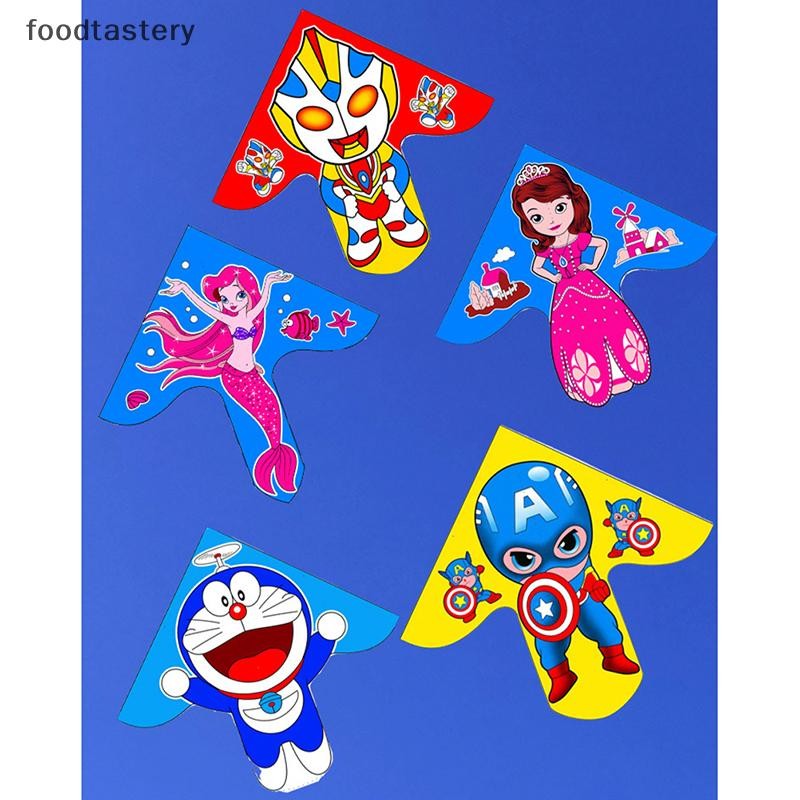 Fty ใหม่การ์ตูนยอดนิยมรุ่น Q ว่าวขนาดเล็กสําหรับสายลมเด็กและบินง่าย N ...