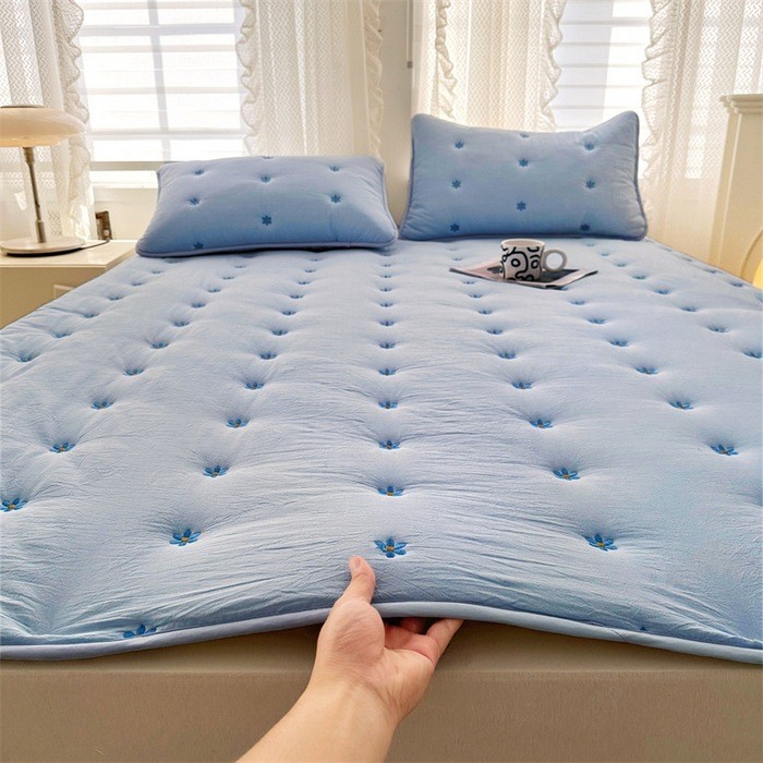 【Ten Beans】สินค้าใหม่ ผ้าคลุมที่นอนถั่วเหลือง แบบหนา 6.5 ฟุต 2024 ...