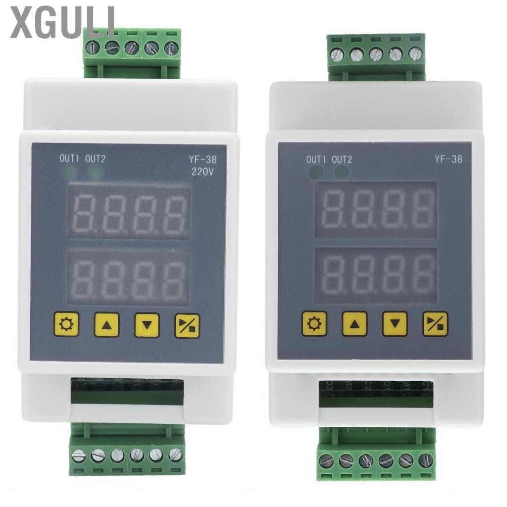 Xguli 2 Channel Relay 10A Timing Adjustable Multifunction Delay Module Switch Cycle Trigger for ...