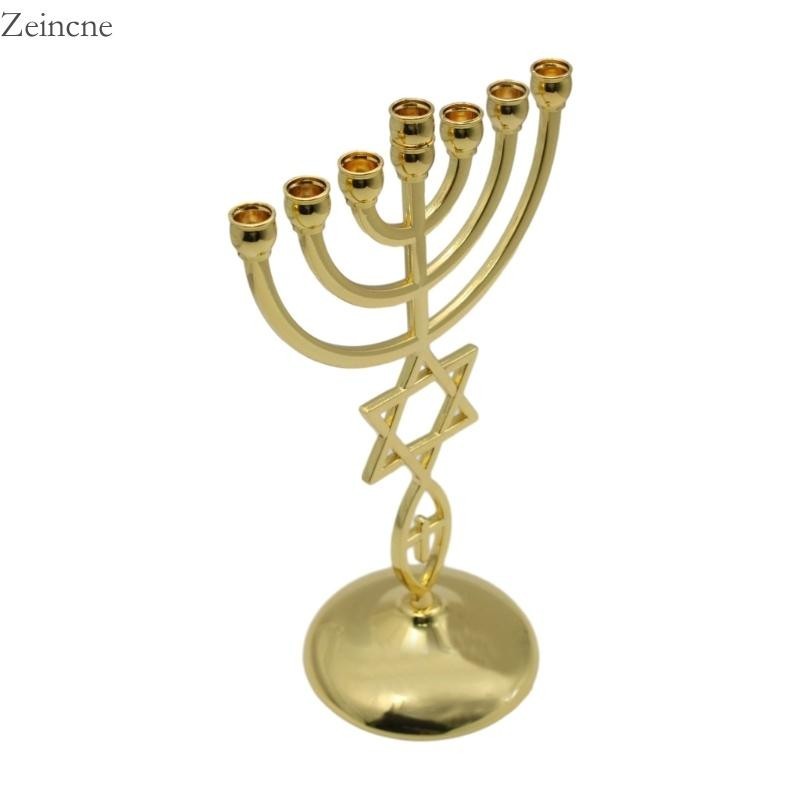 เชิงเทียนตั้งโต๊ะ 7 กิ่ง 12 ชนเผ่า Menorah เครื่องประดับ | Shopee Thailand