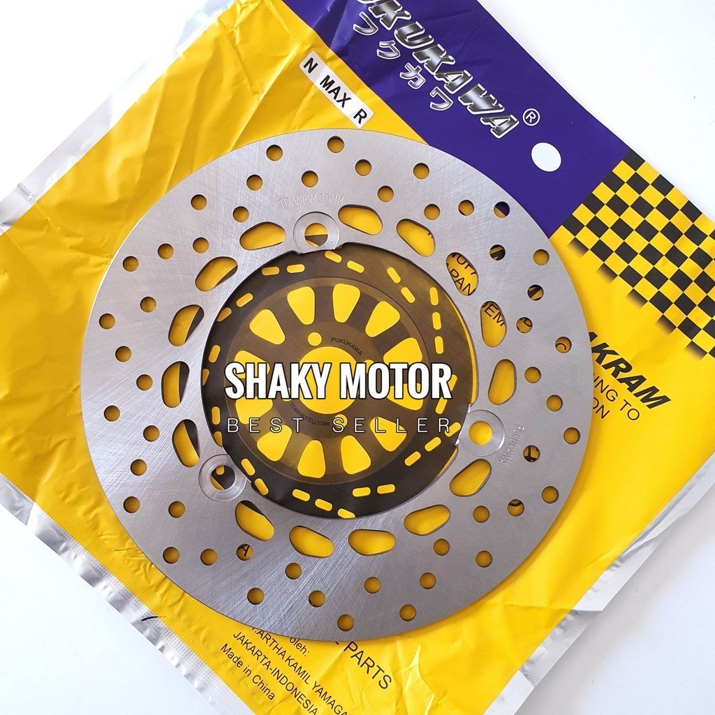 ด้านหลังแผ่น N-MAX FUKUKAWA ยี่ห้อ YAMAHA N-MAX BLK TOR DISC ยี่ห้อ ...