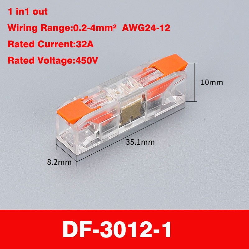 ขั้วต่อสายไฟ Quick Press Type การเชื่อมต่อไฟฟ้า2-12 PIN screw Fixing ...