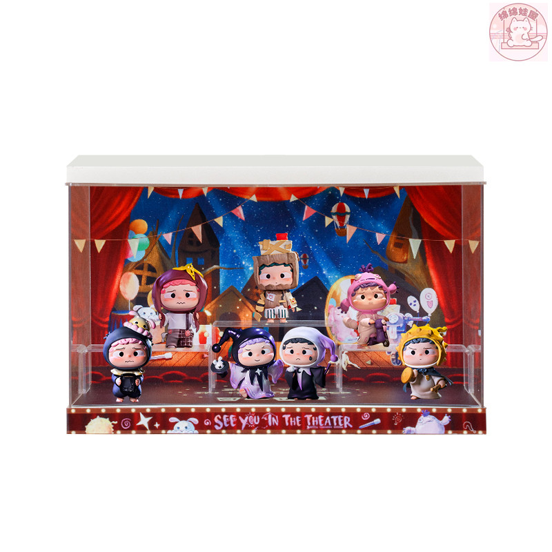 Showcase POPMART OZAI See You in the Theater! มีไฟ ตู้โชว์โมเดล กล่องอ ...