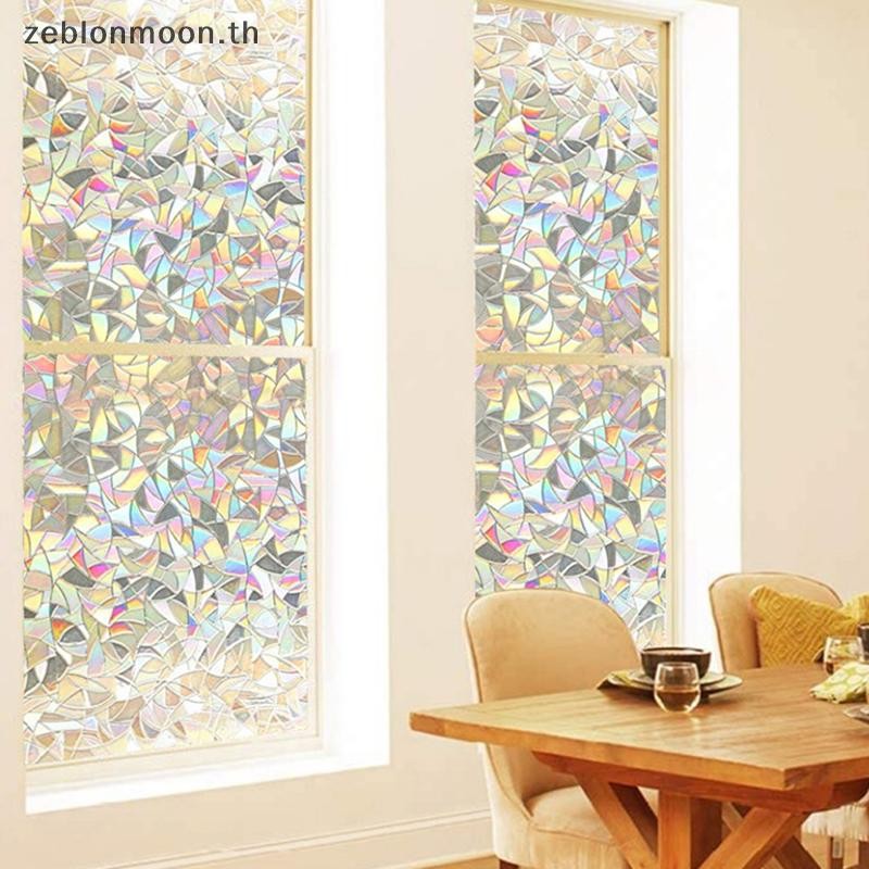 [HM] 3d Rainbow Effect Window Film Stained Glass ไวนิล Self กาวฟิล์ม ...
