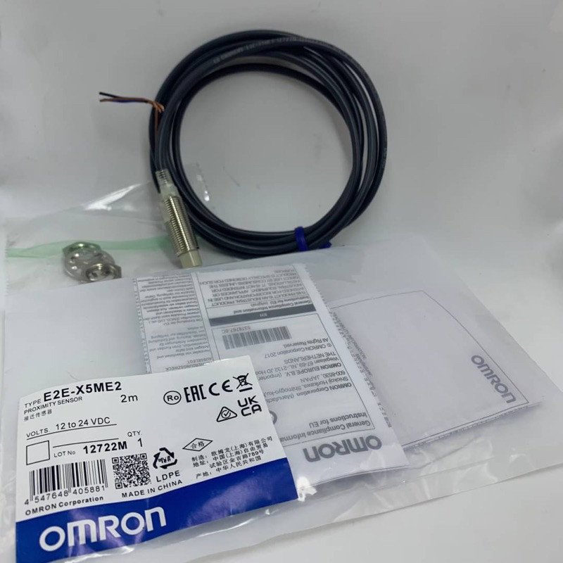 E2E-X5ME2 PROXIMITY SENSOR omron 12 to 24 E2E-X5ME2 VDC ราคาไม่รวม vat สินค้ามาตรฐานที่ โรงงาน ...