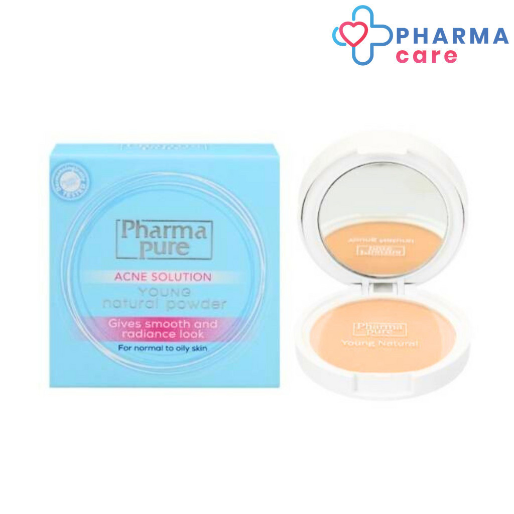 Pharmapure Acne Solution Young Natural Powder Oil control สำหรับผิวหน้า ...