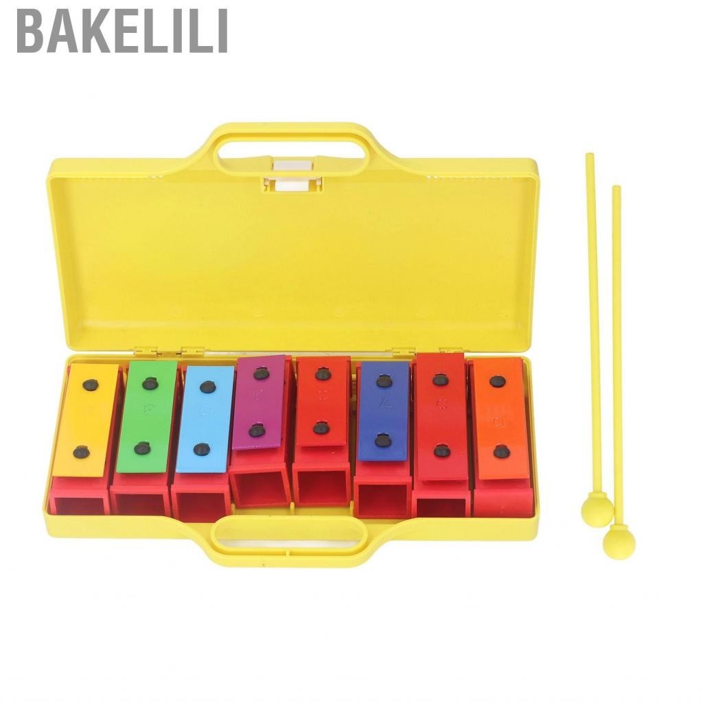 Bakelili Kids 8 Note Colorful Resonator Bells with Case Removable ...