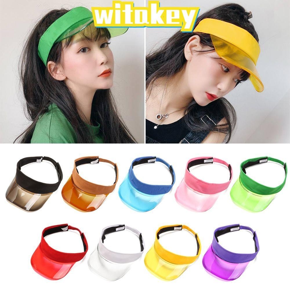 Witakey หมวกบังแดด PVC น้ําหนักเบา สําหรับชายหาด ฤดูร้อน | Shopee Thailand