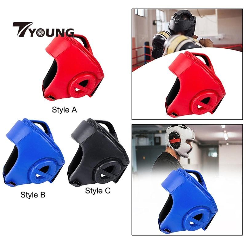 [มีจําหน่าย] Boxing Headgear Protection EVA Liner Training Helmet Full ...