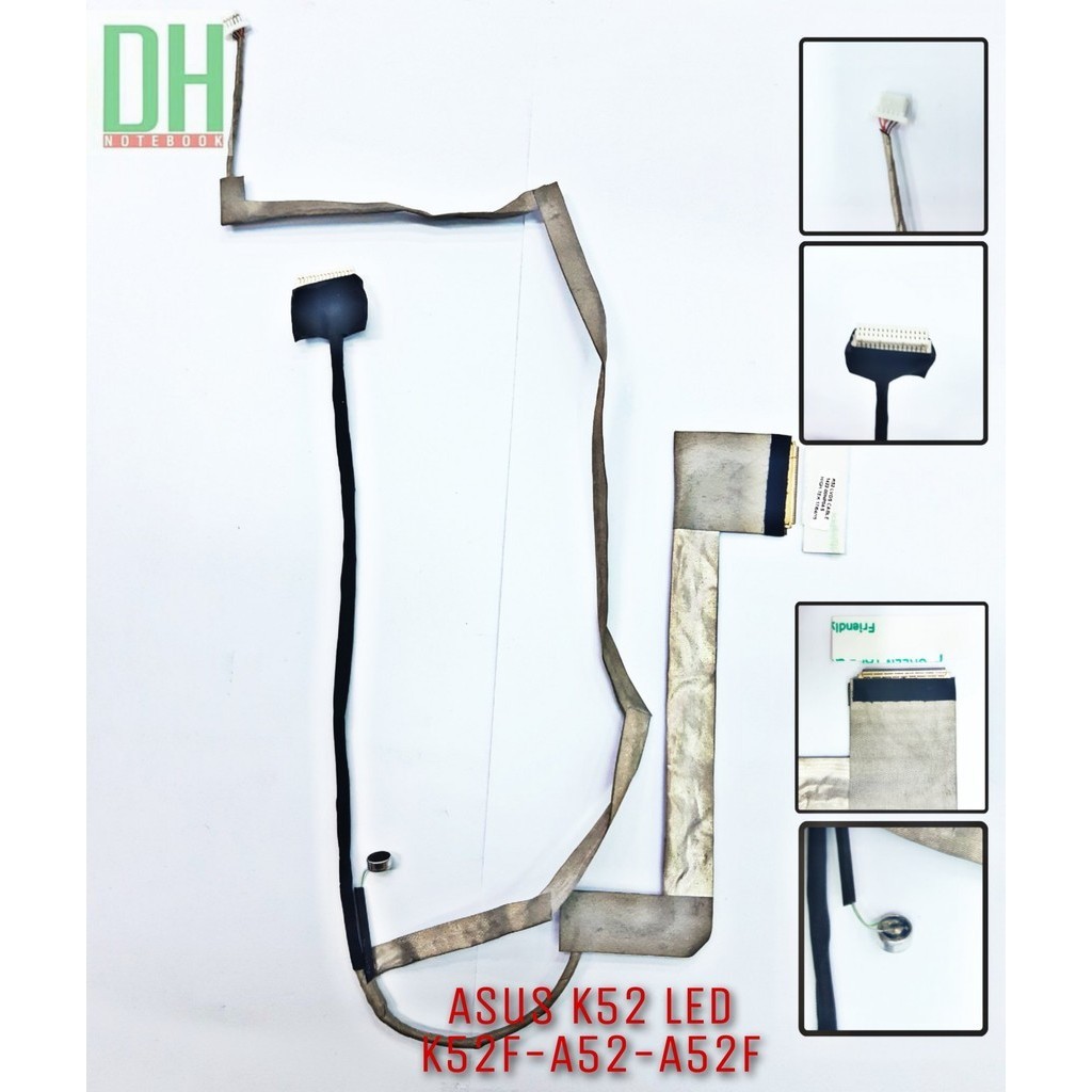อะไหล่ สายแพรจอ โน๊ตบุ๊ค Asus K52 LED K52F LED, K52JC LED, K52J LED ...