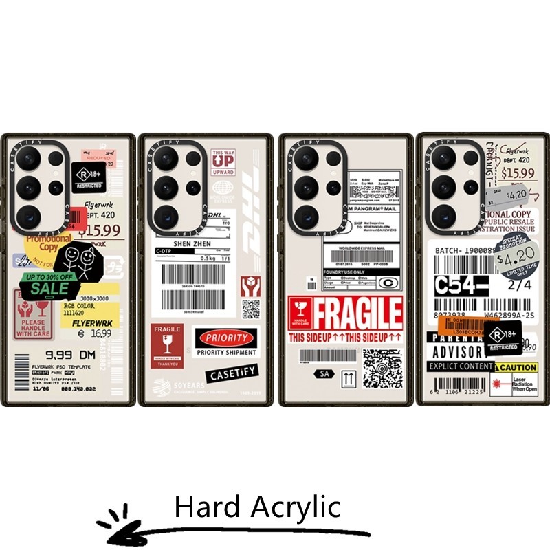 CASETiFY DHL Fragile labels Case For Samsung Galaxy S24 S23 S22 Plus ...