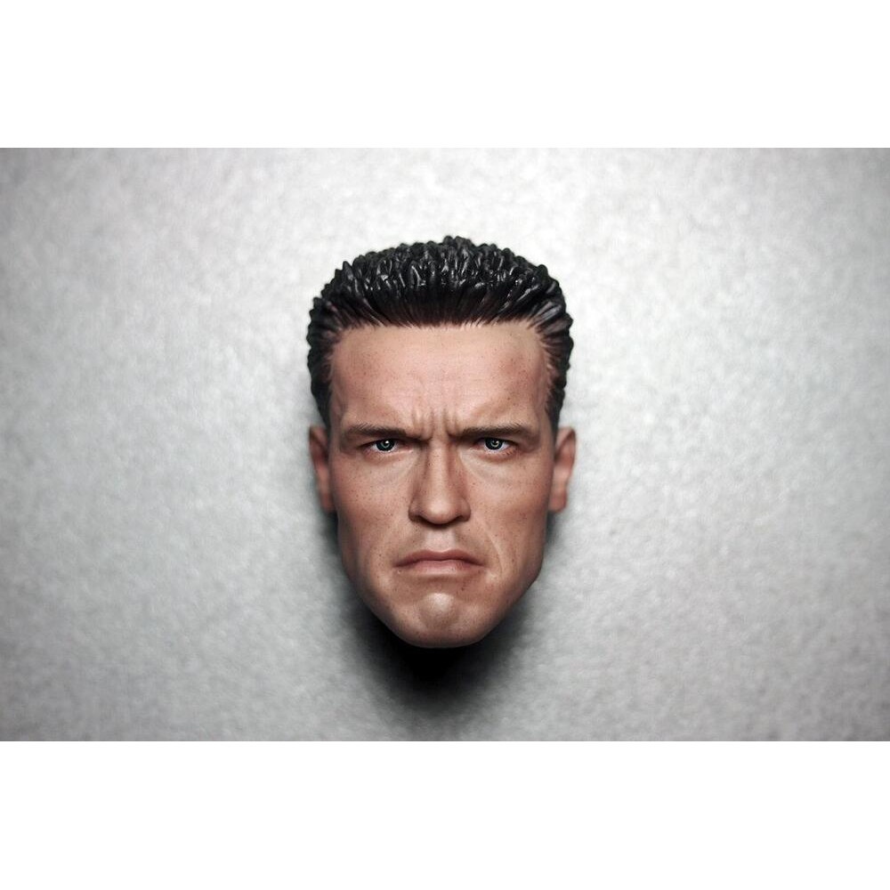 Custom 1/6 Scale Arnold Schwarzenegger T800 Head Sculpt สําหรับของเล่น ...