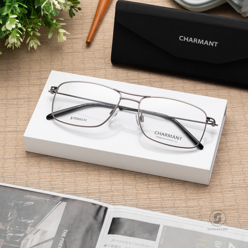 แว่นสายตา Charmant CH29115 GR | Shopee Thailand
