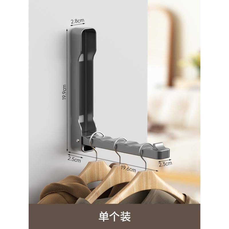 ในร่ม Drying Rack ที่มองไม่เห็นราวตากผ้าที่มองไม่เห็น Rod ติดผนังพับ ...