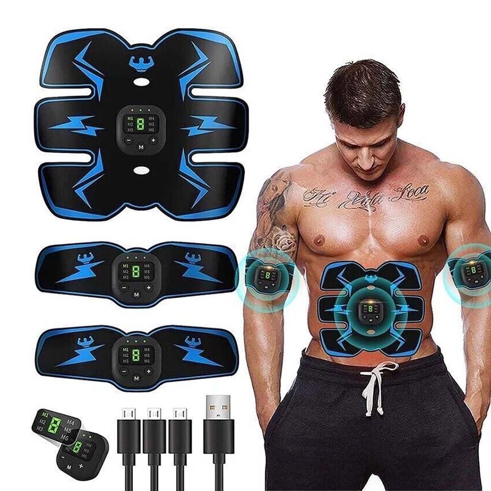 1set Abs Trainer EMS Muscle Stimulator Electronic Muscle Trainer ...