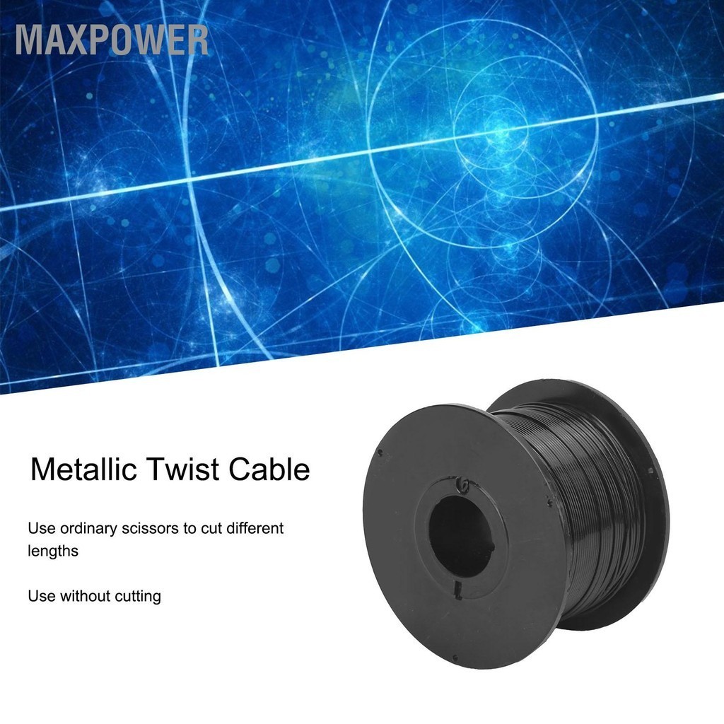 Maxpower 4Pcs METALLIC Twist CABLE Garden TIES Reusable ยึดตัดลวดเหล็ก ...