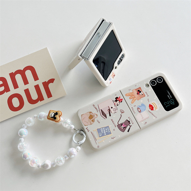 การ์ตูนซัมซุง ZFlip6 พับกรณีป้องกัน สำหรับ Samsung Galaxy Zflip รุ่น 5/ ...