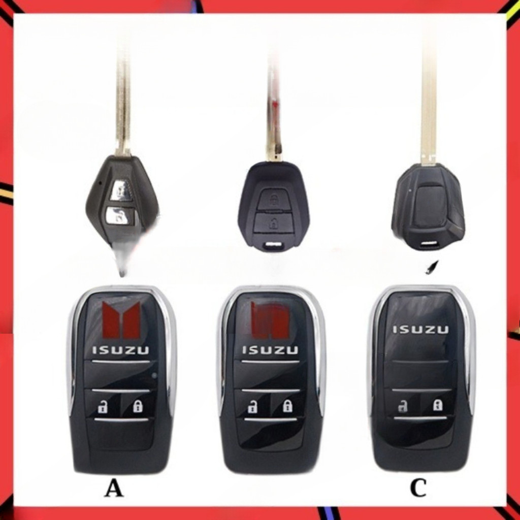 กรอบกุญแจรีโมทแบบพับได้สําหรับ Isuzu D max mu-7 mu-x x-series Isuzu ...