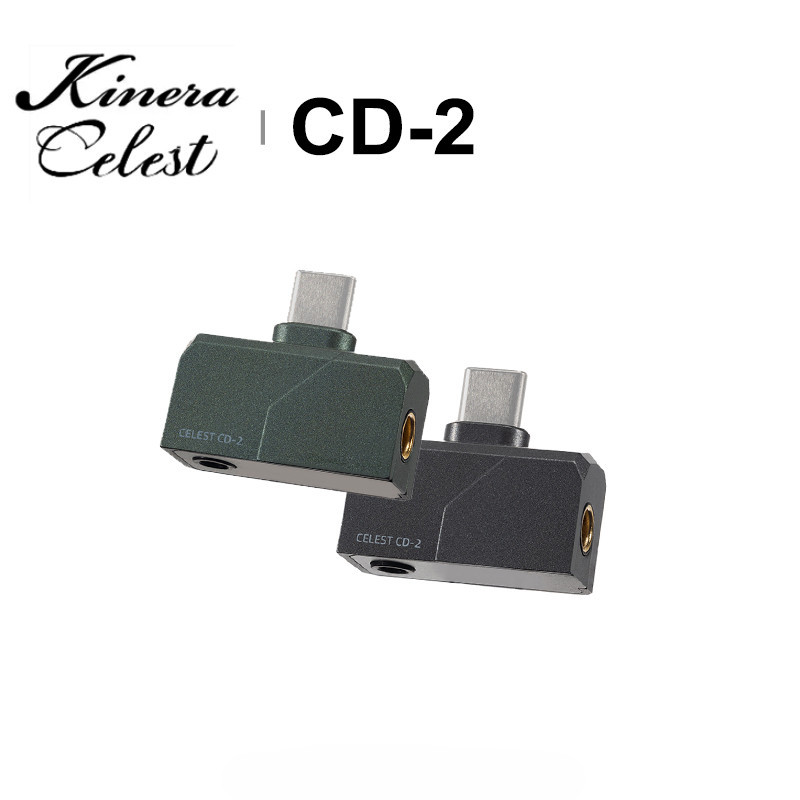 Kinera Celes CD-2 CD2 USB DAC AMP อะแดปเตอร์แบบพกพา Type-C ถึง 3.5 มม.+4.4 มม.ถอดรหัสหูฟัง ...