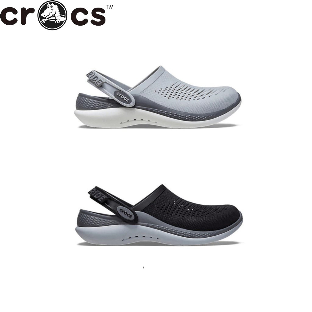 CROCS สินค้าพร้อมCrocs LITERIDE Leisure Slippers รองเท้าชายหาดน้ําหนัก ...