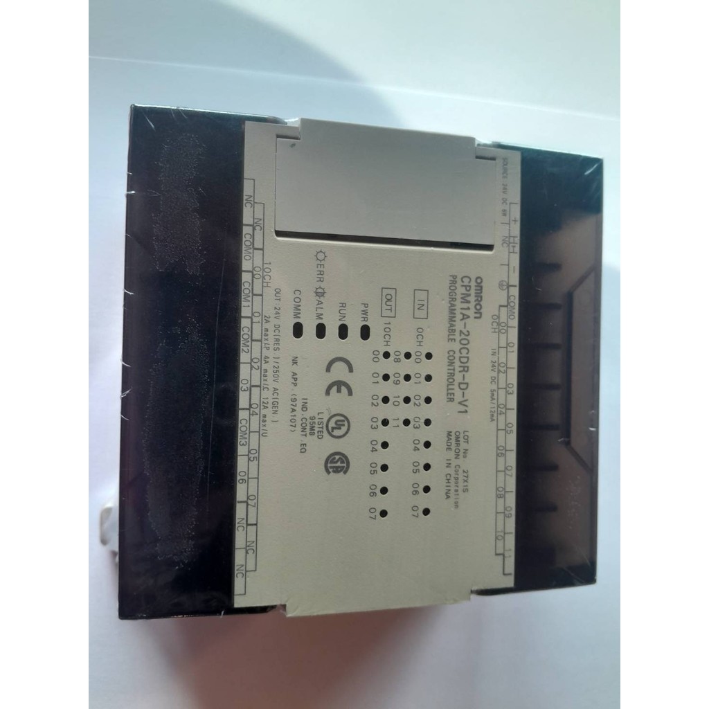 PLC OMRON CPM1A-20CDR-V1 Automation and Safety PLC Controllers 20 I/O CPU DC/RELAY ACPS **มือ2 ...